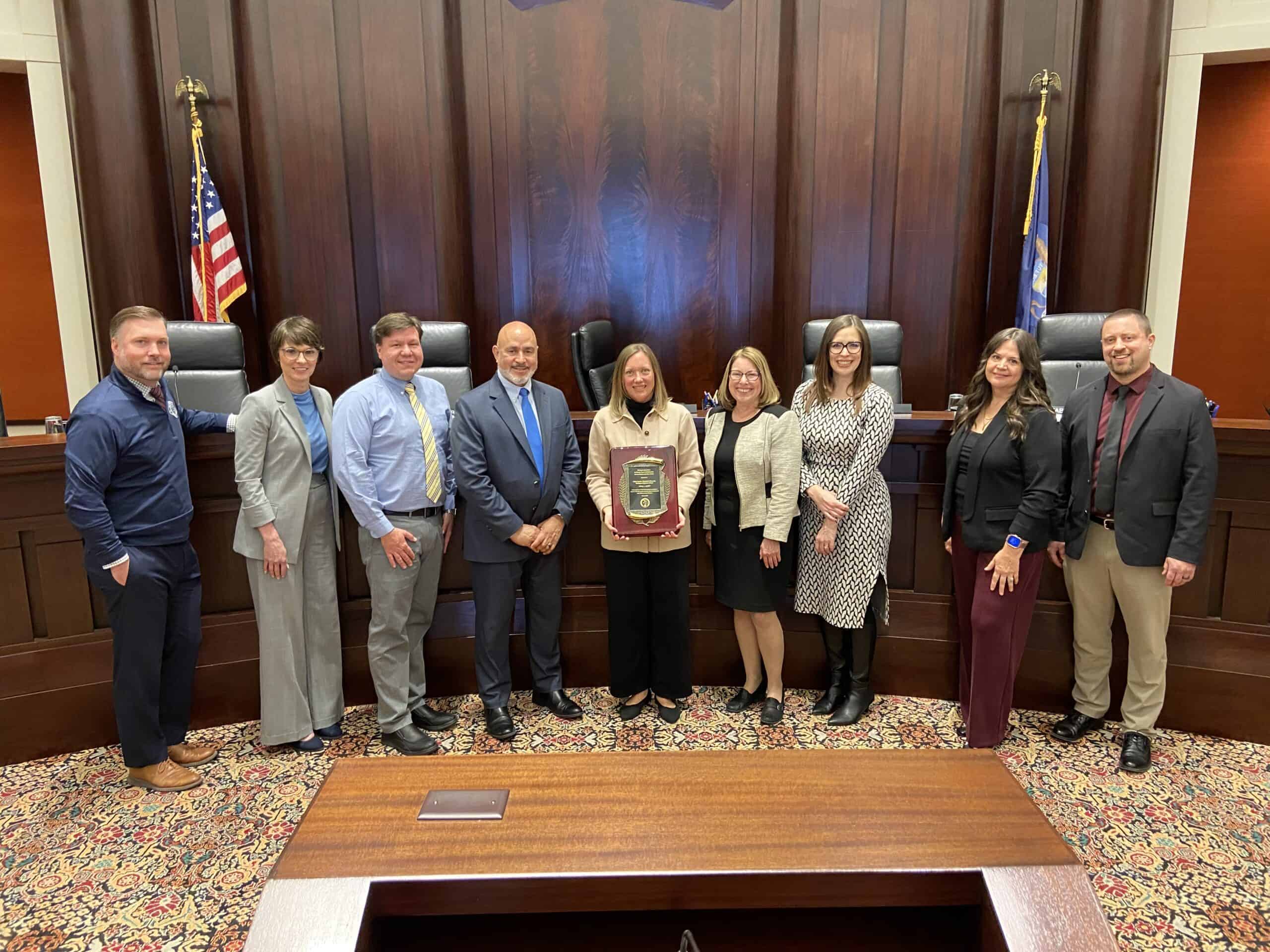 MAFCA Honors Chief Justice Elizabeth Clement for Juvenile Justice ...
